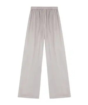 Emporio Armani Wide-leg Drawstring Pants - Grey