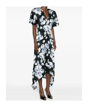 Stella McCartney Floral Print Midi Dress