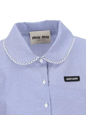 Miu Miu Embroidered Mini Dress