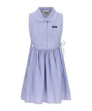 Miu Miu Miu Miu Embroidered Mini Dress No