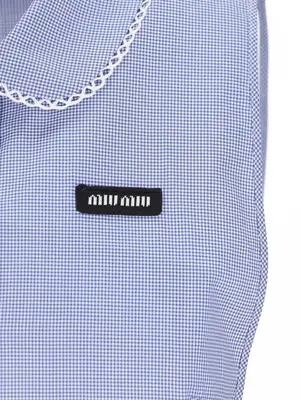 Miu Miu Embroidered Mini Dress - No
