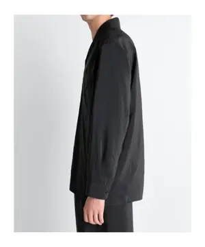 LEMAIRE Convertible Collar Shirt - Black