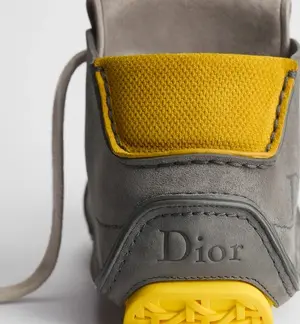 Dior Roadie Lace-up Boots - Grey