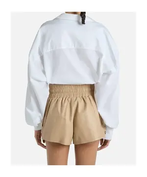 Balmain Wrap V-neck Long Sleeve Top
