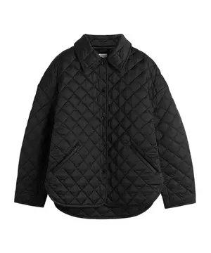 TOTEME Quilted Cotton Jacket With Snap-stud Fastening And Slant Pockets