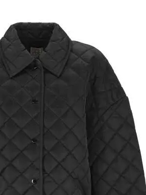 TOTEME Quilted Cotton Jacket With Snap-stud Fastening And Slant Pockets