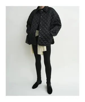 TOTEME Quilted Cotton Jacket With Snap-stud Fastening And Slant Pockets