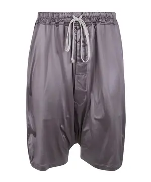 Rick Owens Dropped-crotch Drawstring Shorts - Gray