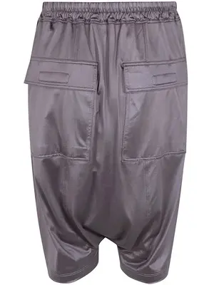Rick Owens Dropped-crotch Drawstring Shorts - Gray