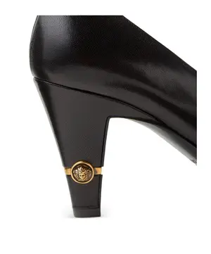 Versace Giulietta Slip-on Pumps - Black