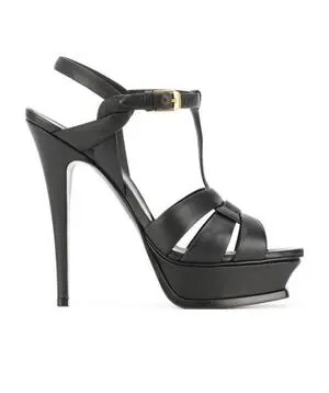 Saint Laurent Tribute High Heel Sandals - Black