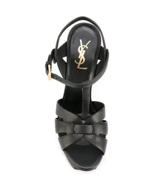 Saint Laurent Tribute High Heel Sandals - Black