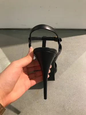Saint Laurent Tribute High Heel Sandals - Black