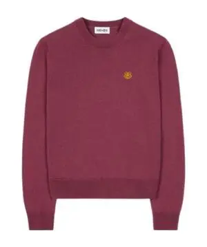Kenzo Tiger Patch Knitted Jumper - Red
