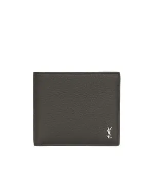 Saint Laurent Tiny Cassandre East/west Wallet - Black
