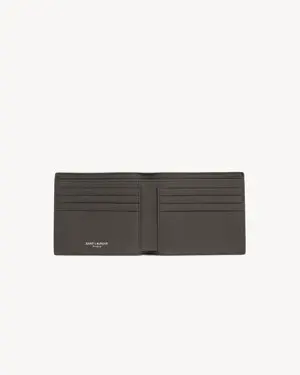 Saint Laurent Tiny Cassandre East/west Wallet - Black