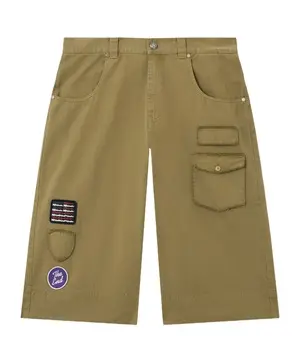Palm Angels Patchwork Shorts For Men