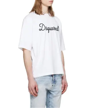 Dsquared2 Embroidered Loose Fit T-shirt