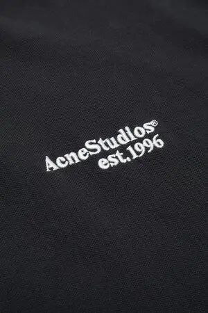 Acne Studios Washed Logo Polo Shirt