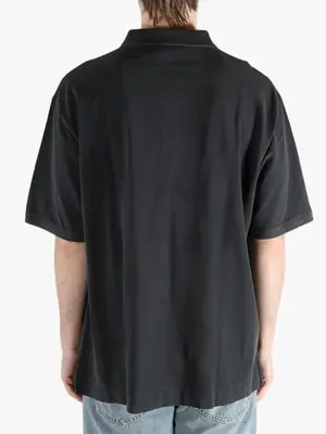 Acne Studios Washed Logo Polo Shirt