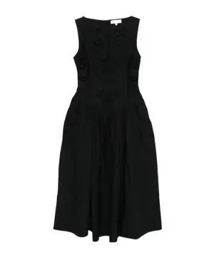 Stine Goya Sleeveless Midi Dress With Embellished Bodice