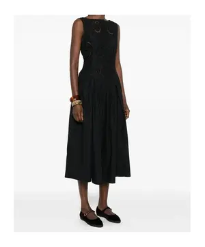 Stine Goya Sleeveless Midi Dress With Embellished Bodice