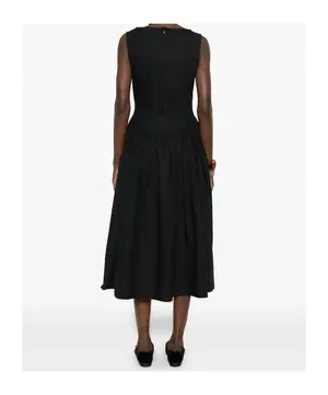Stine Goya Sleeveless Midi Dress With Embellished Bodice