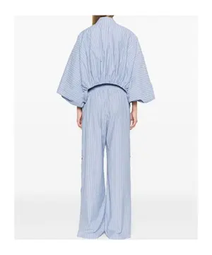 Zimmermann Striped Long-sleeve Woven Shirt