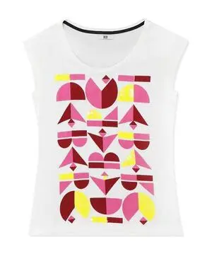Iceberg Iceberg Sleeveless T-Shirt With Graphic Print White