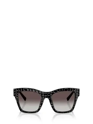 Dolce & Gabbana Geometric Frame Sunglasses - Black