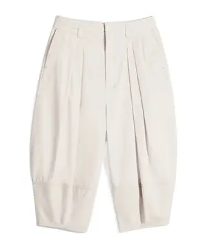 LEMAIRE Pleated Balloon Shorts - Jasmine