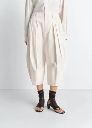 LEMAIRE Pleated Balloon Shorts