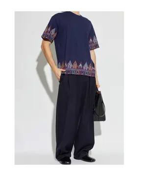 Etro Patterned Crewneck T-shirt
