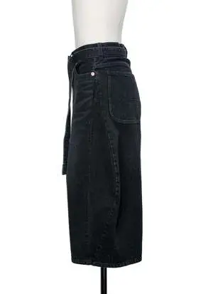 Sacai Belted Wide Leg Trousers
