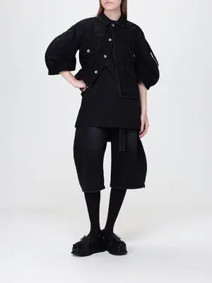 Sacai Belted Wide Leg Trousers