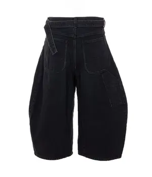 Sacai Belted Wide Leg Trousers