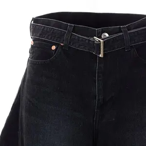 Sacai Belted Wide Leg Trousers