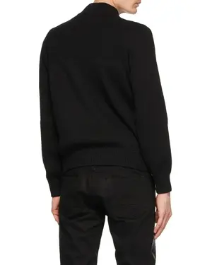 Canada Goose Hybridge Padded Panel Knit Jacket - Black