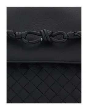 Bottega Veneta Andiamo Con Patta Cervo Shoulder Bag