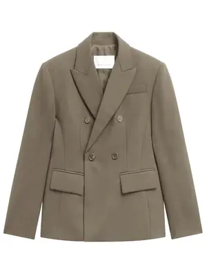 THE FRANKIE SHOP Doyer Cinched Blazer - Green