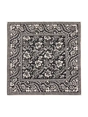 TOTEME Patterned Scarf - Black