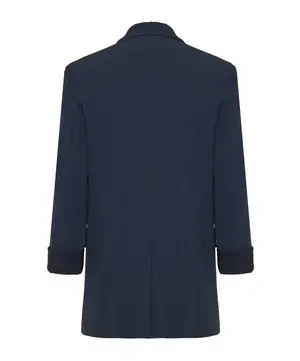 Theory Crepe Single-breasted Tailored Blazer