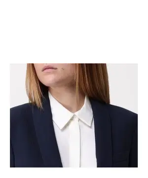 Theory Crepe Single-breasted Tailored Blazer