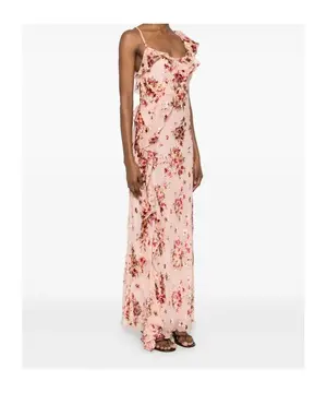 Rixo Floral Print Sleeveless Maxi Dress - Pink