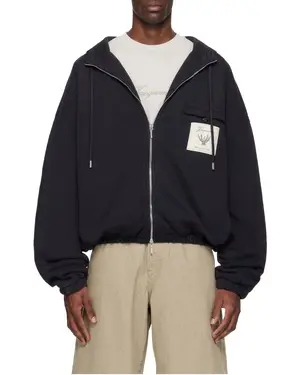 Jacquemus Torneo Zip-up Hoodie - Black