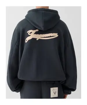 Jacquemus Torneo Zip-up Hoodie - Black
