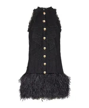 Balmain Trimmed Cocktail Dresses