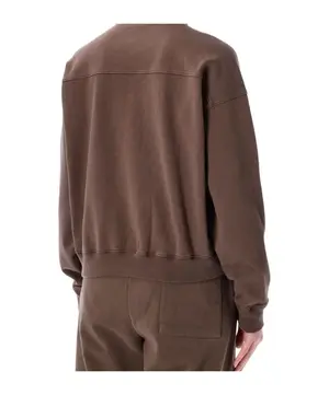 SPORTY  RICH Sporty Rich Crest Quarter-zip Sweatshirt