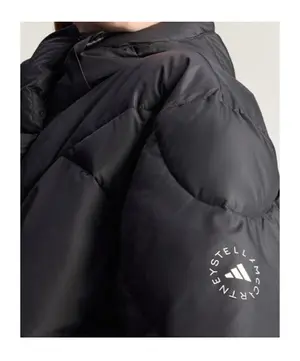 Adidas By Stella McCartney Padded Hooded Zip-up Jacket