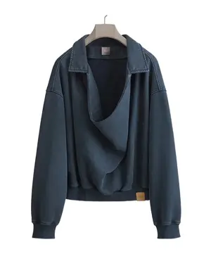 Draped Sweatshirts Hoodies For Men